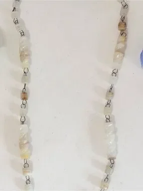 Jewelry | Vintage Handcarved Marble Onyx Aztec Whitecream Swirl Stone ...